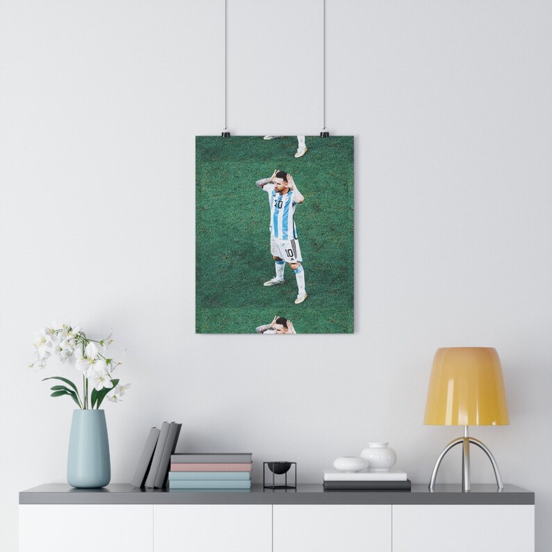 Lionel Messi Cupping Ears as World Cup 2022 Paper Poster - Etsy