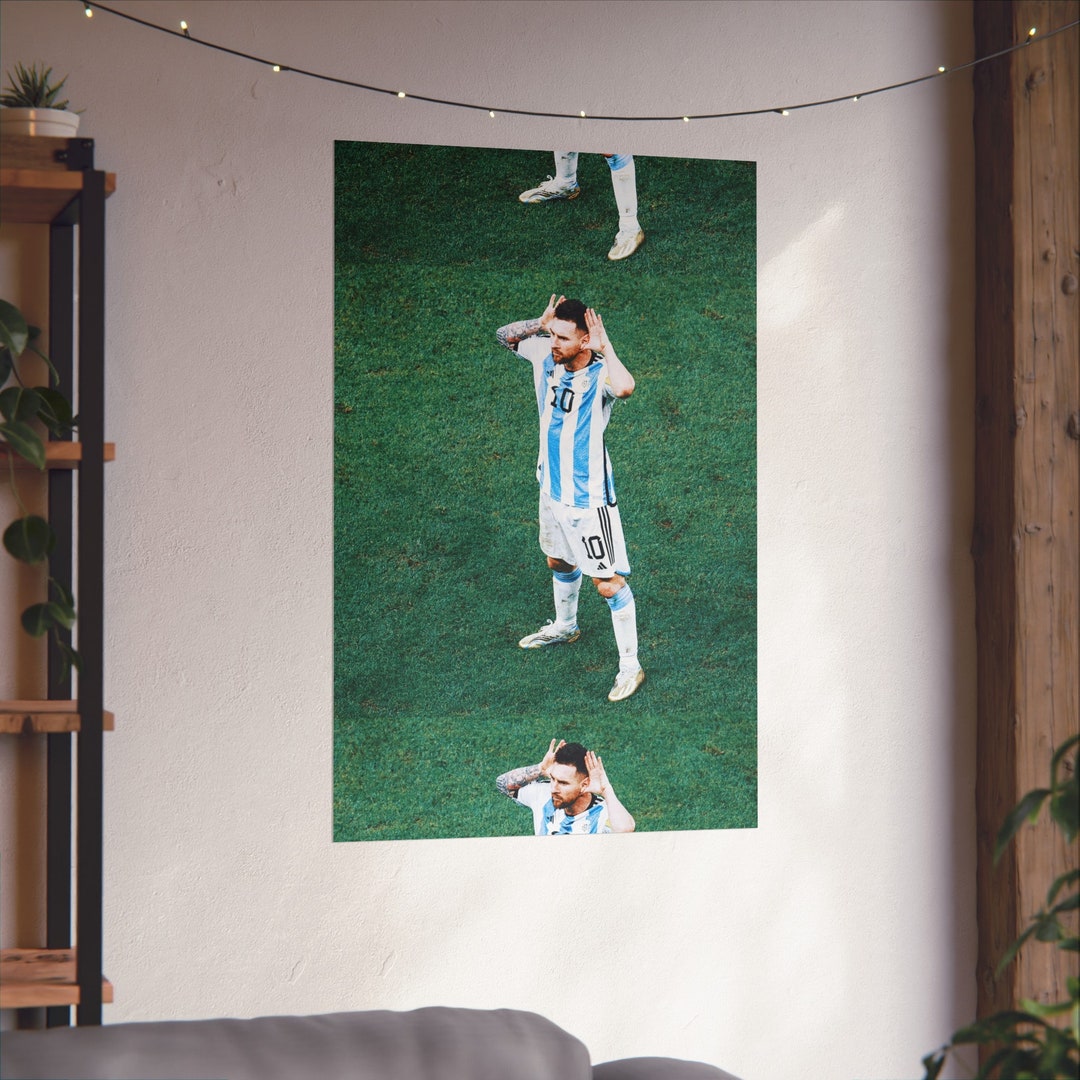 Lionel Messi Argentina Cupping Ears Fine Art Posters - Etsy