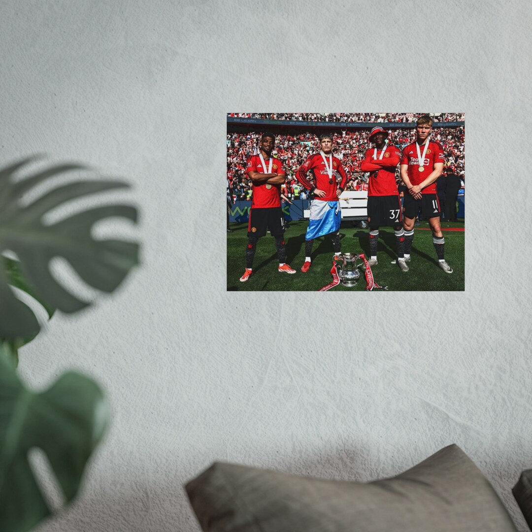 Man Utd Fine Art Posters - Etsy