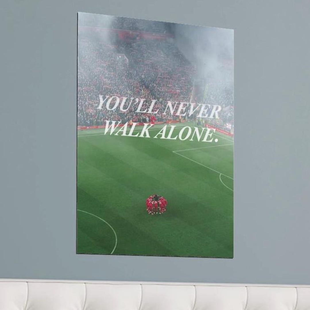 Liverpool FC YNWA Team Huddle Anfield Poster - Etsy