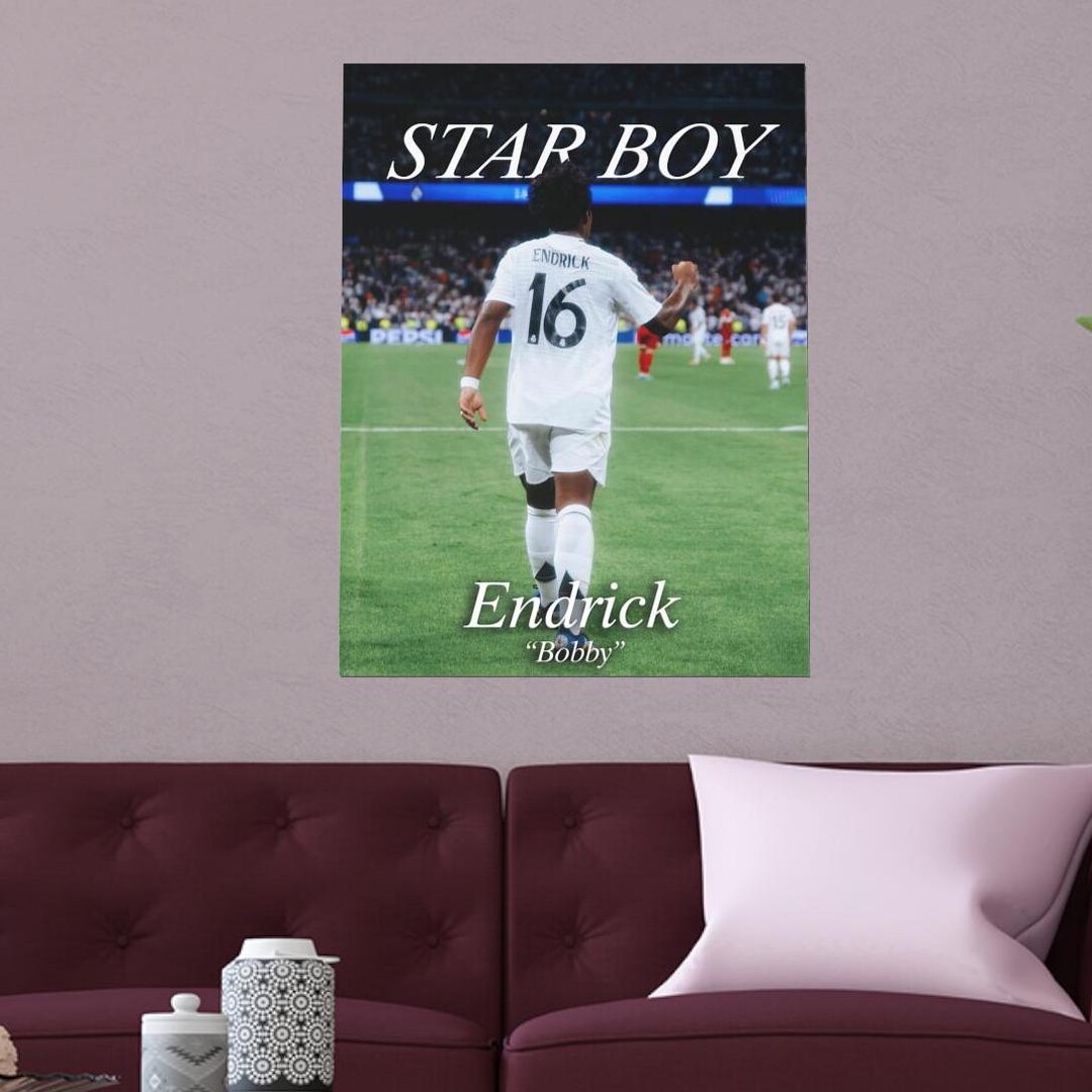 Endrick Real Madrid Champions League First Goal Posters - Etsy