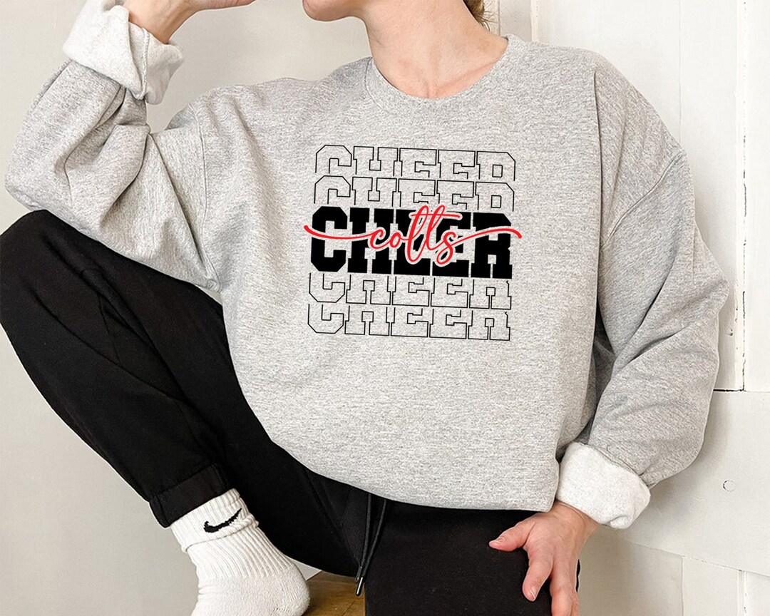 Colts Cheer Svg Stacked Cheer Svg Digital Download Colts - Etsy