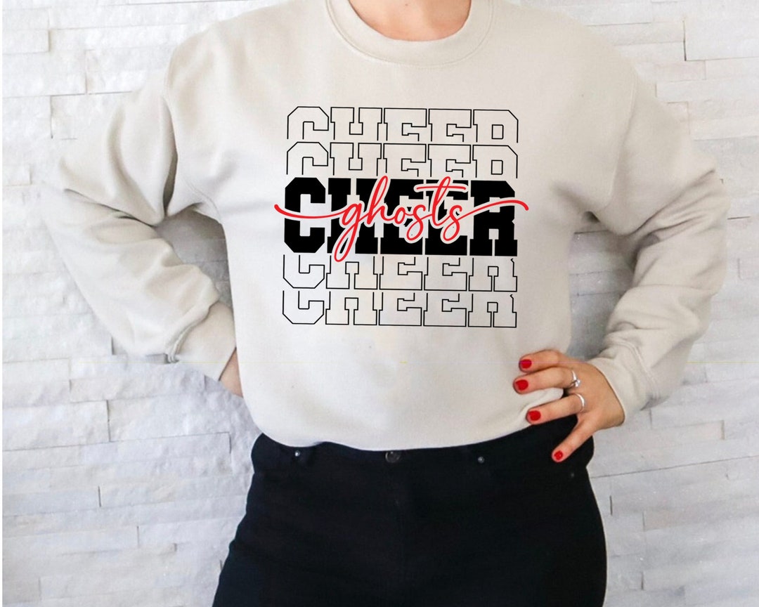 Ghosts Cheer Svg Stacked Cheer Svg Digital Download Ghosts - Etsy UK