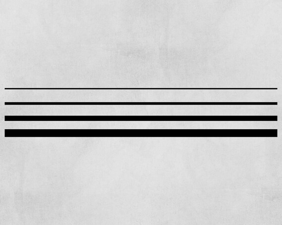 Straight Lines Svg Digital Download Straight Line Strokes - Etsy