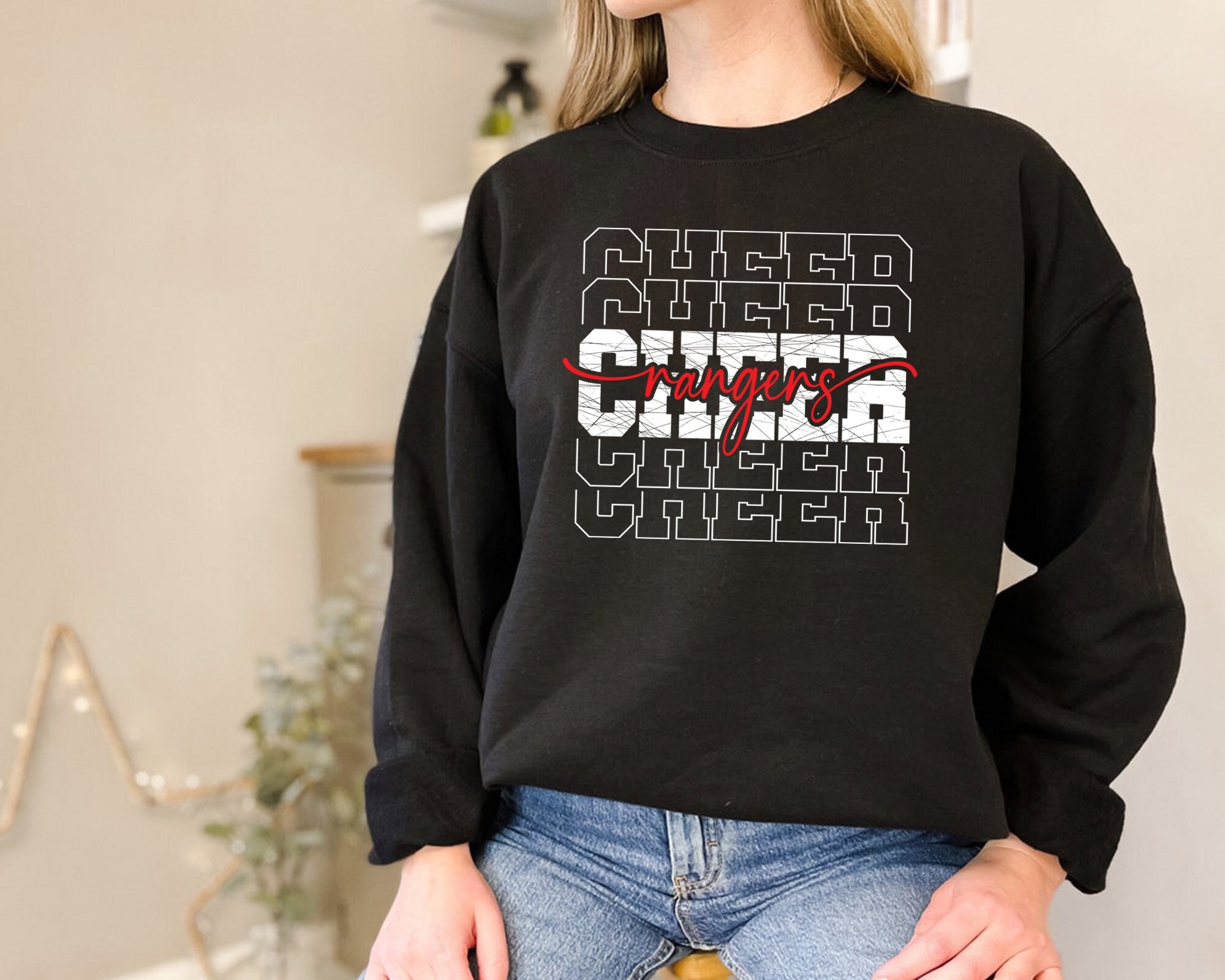 Rangers Cheer Svg Stacked Cheer Svg Digital Download - Etsy