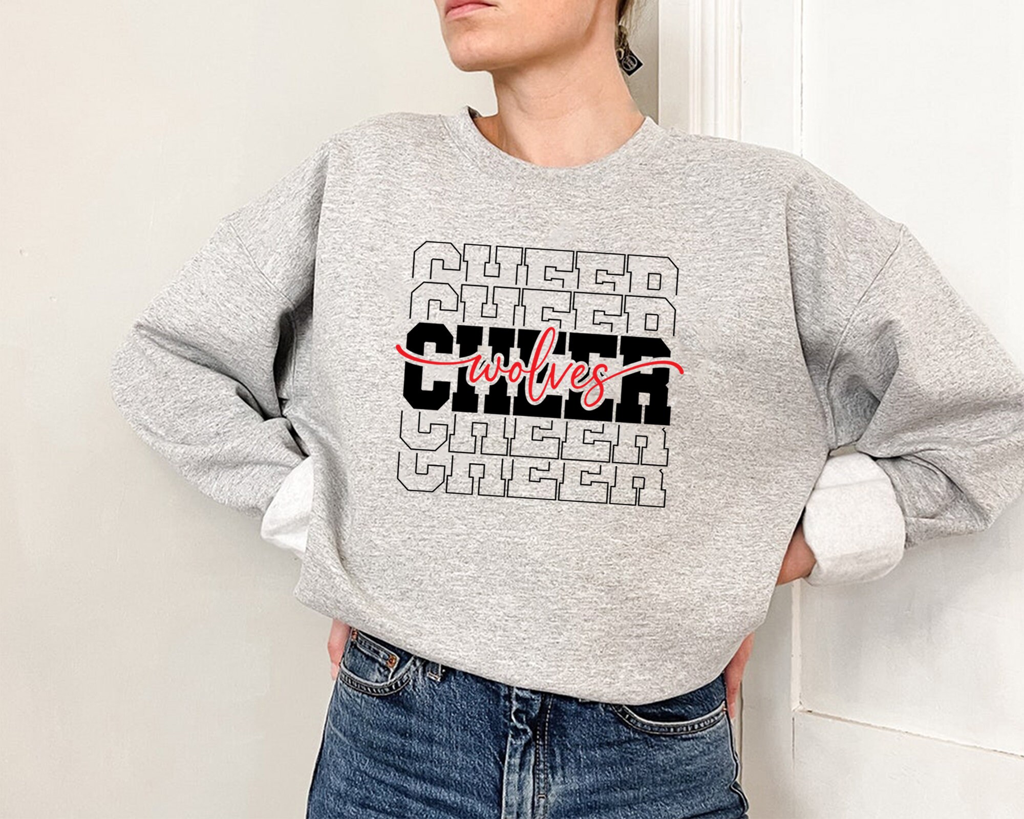 Wolves Cheer Svg Stacked Cheer svg Descarga digital Mascota - Etsy España