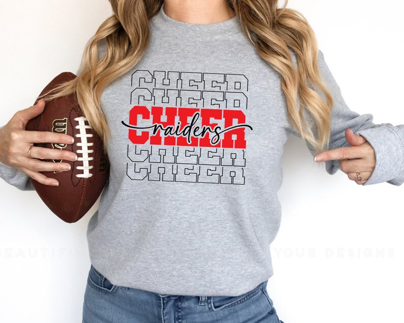 Raiders Cheer Svg Stacked Cheer Svg Digital Download - Etsy