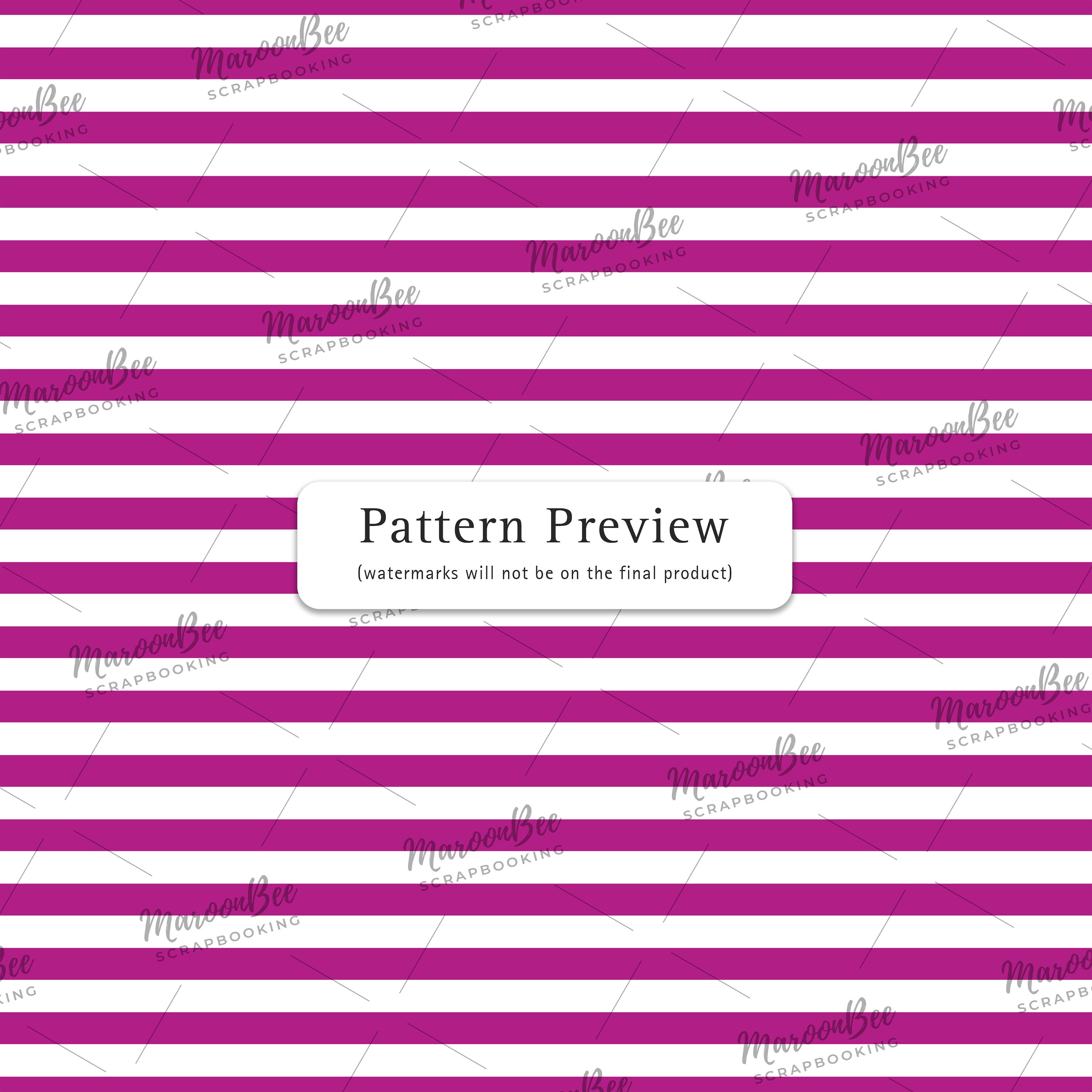 Colorful Large Horizontal Stripes Digital Paper Pack, 100 Paper Bundle ...