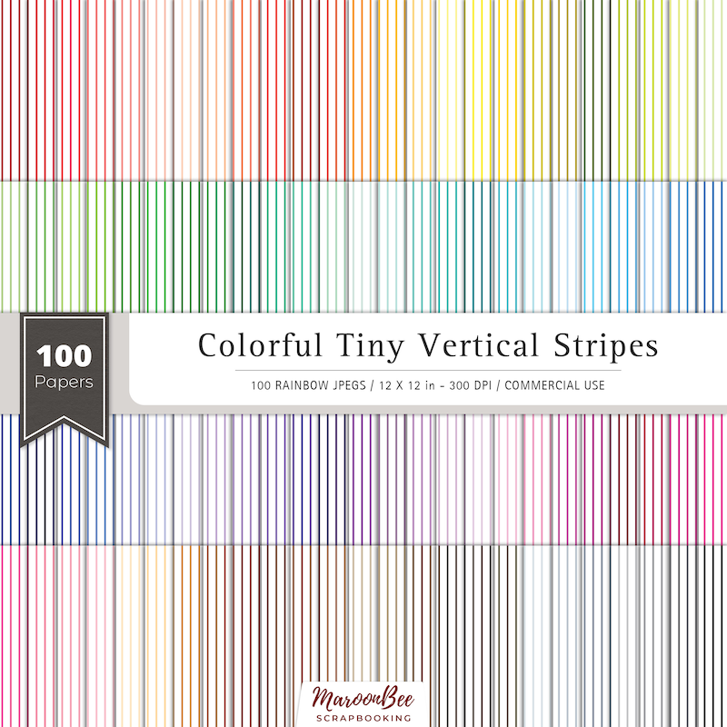 Stripe Digital Paper - Etsy