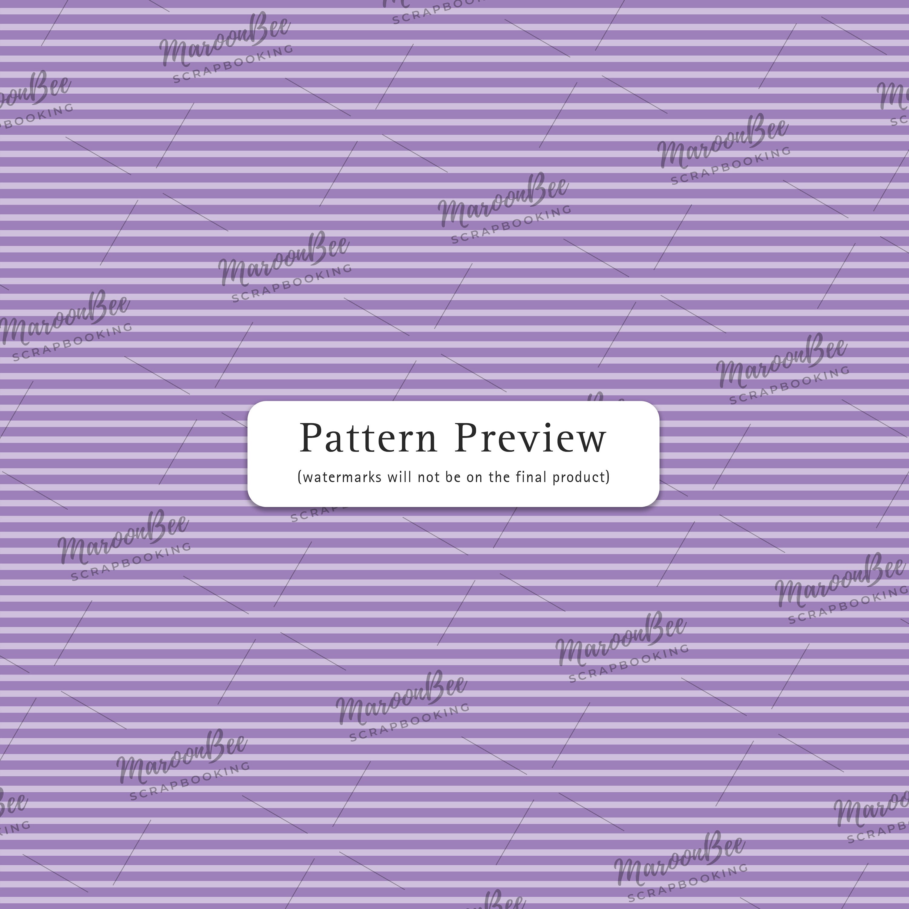 Tinted Small Horizontal Stripes Digital Paper Bundle, Scrapbooking ...