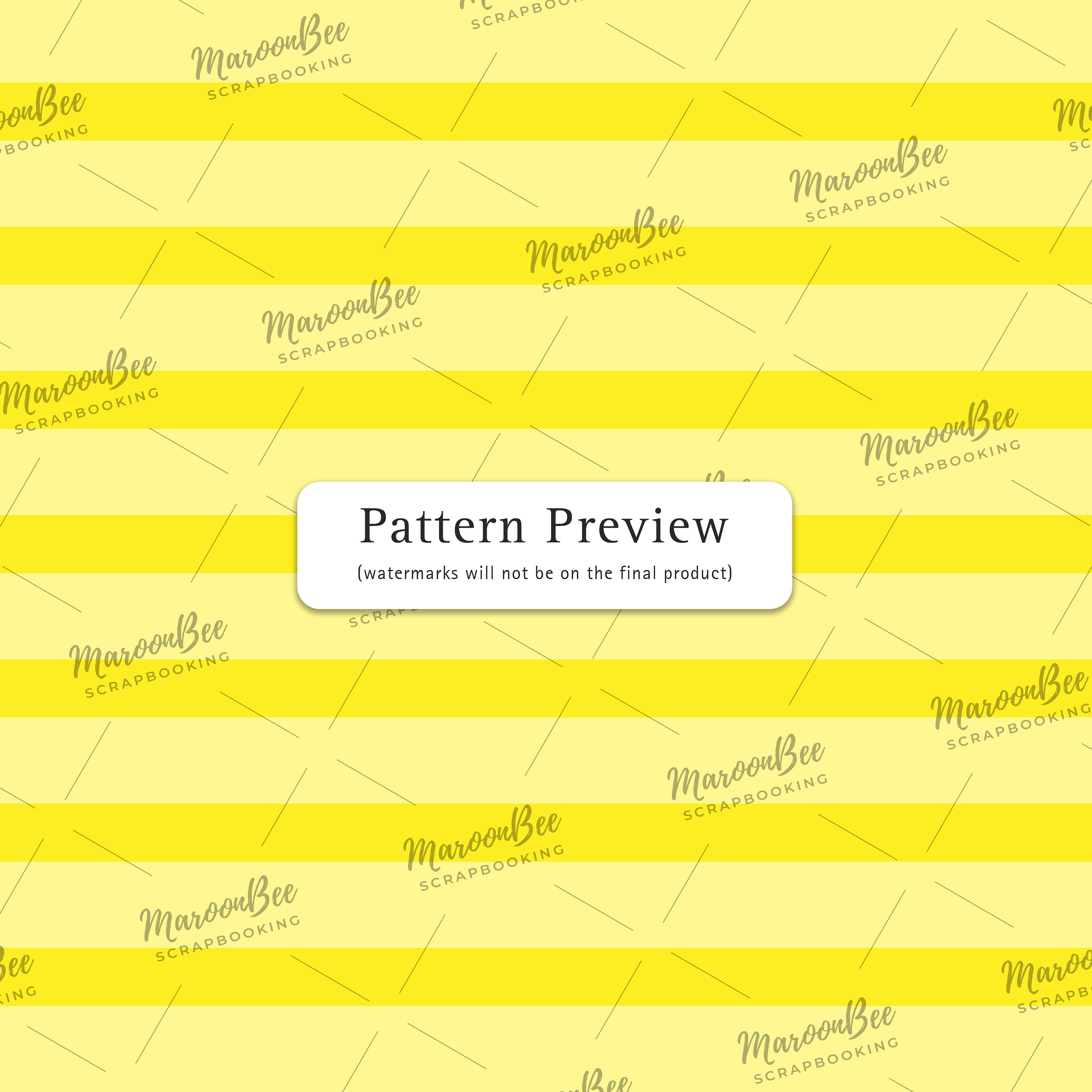 Tinted Extra Large Horizontal Stripes Digital Scrapbooking Paper, X ...