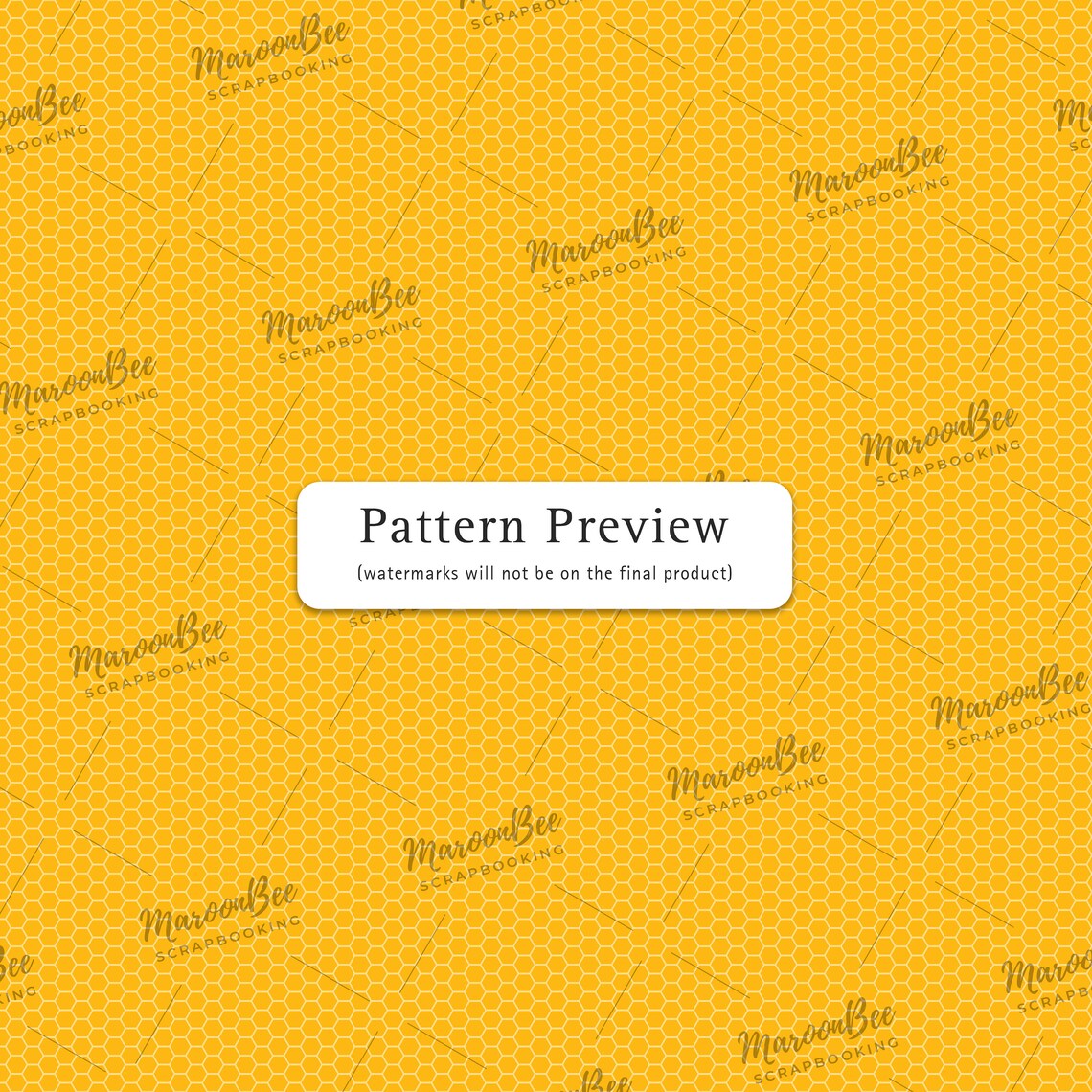 Tinted Tiny Honeycomb Digital Paper Pack, 100 Digital Papers Bee ...