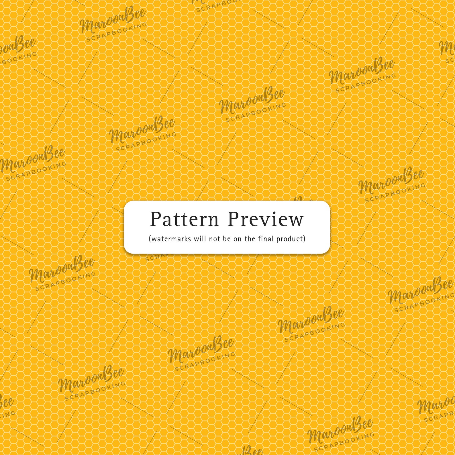 Tinted Tiny Honeycomb Digital Paper Pack, 100 Digital Papers Bee ...