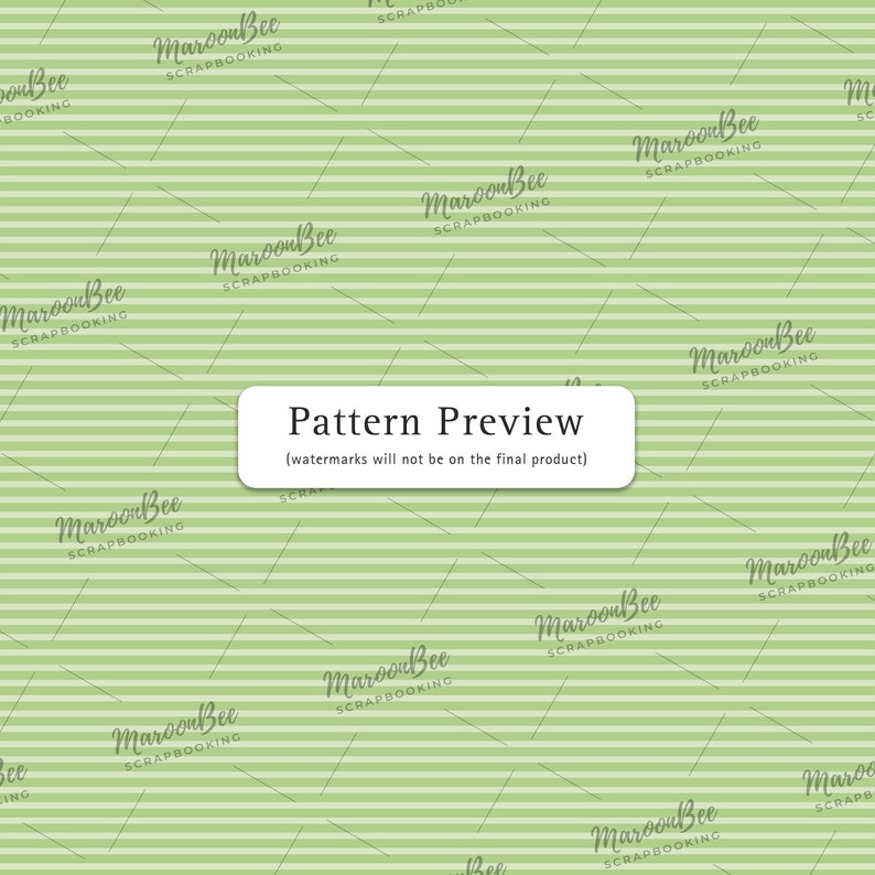 Tinted Small Horizontal Stripes Digital Paper Bundle, Scrapbooking ...