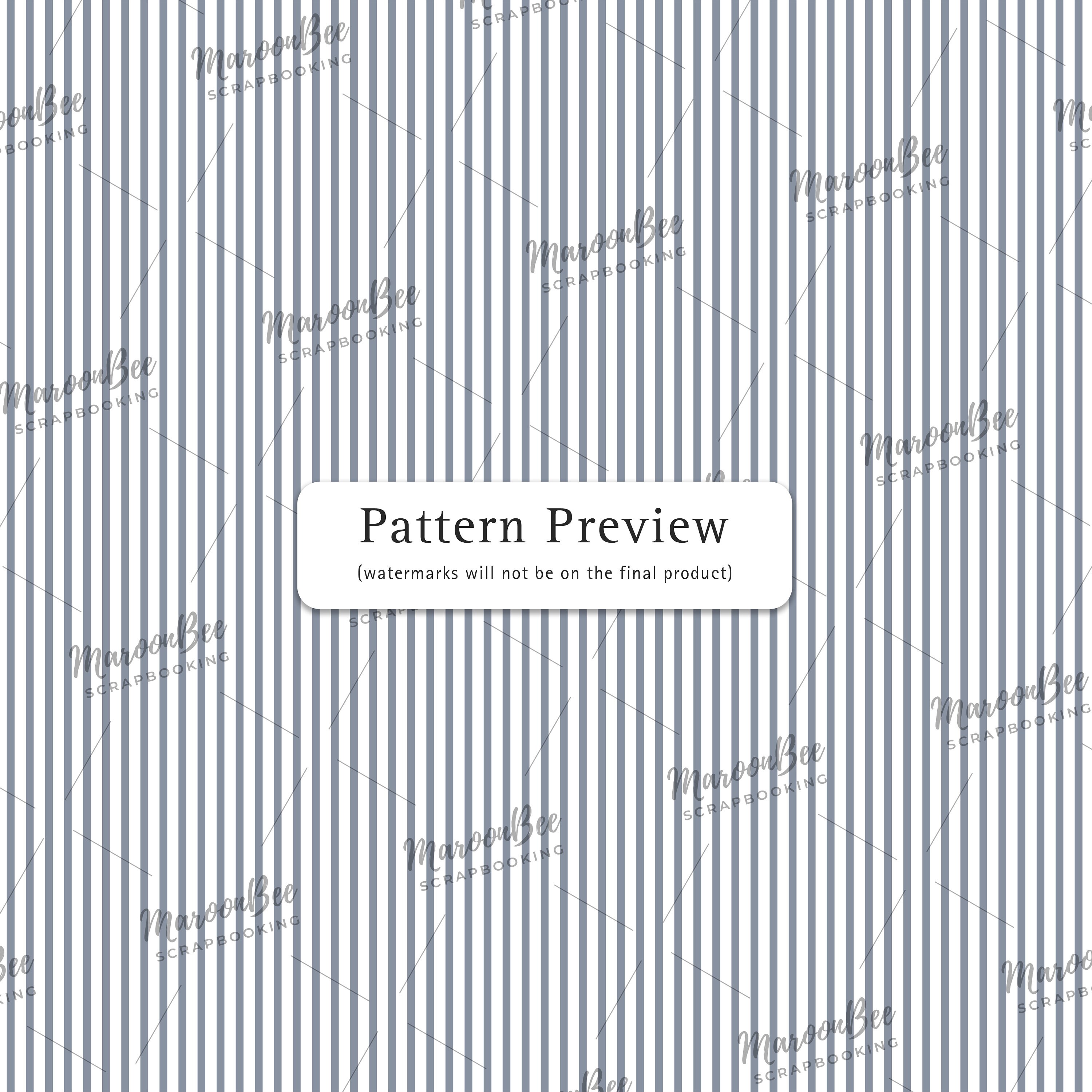 Colorful Small Vertical Stripes Digital Scrapbooking Paper, Digital ...