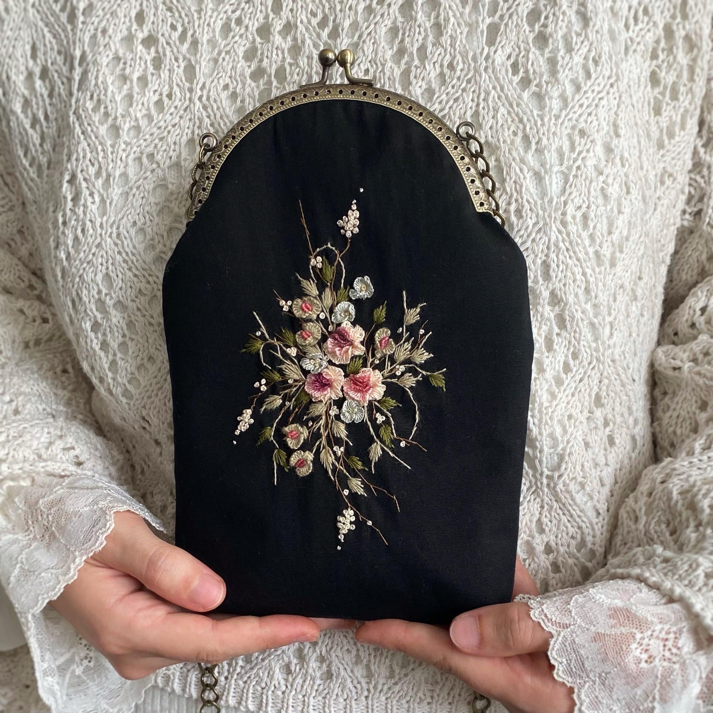 Handmade Embroidered Crossbody Bag - Vintage Women Bag - Vintage ...