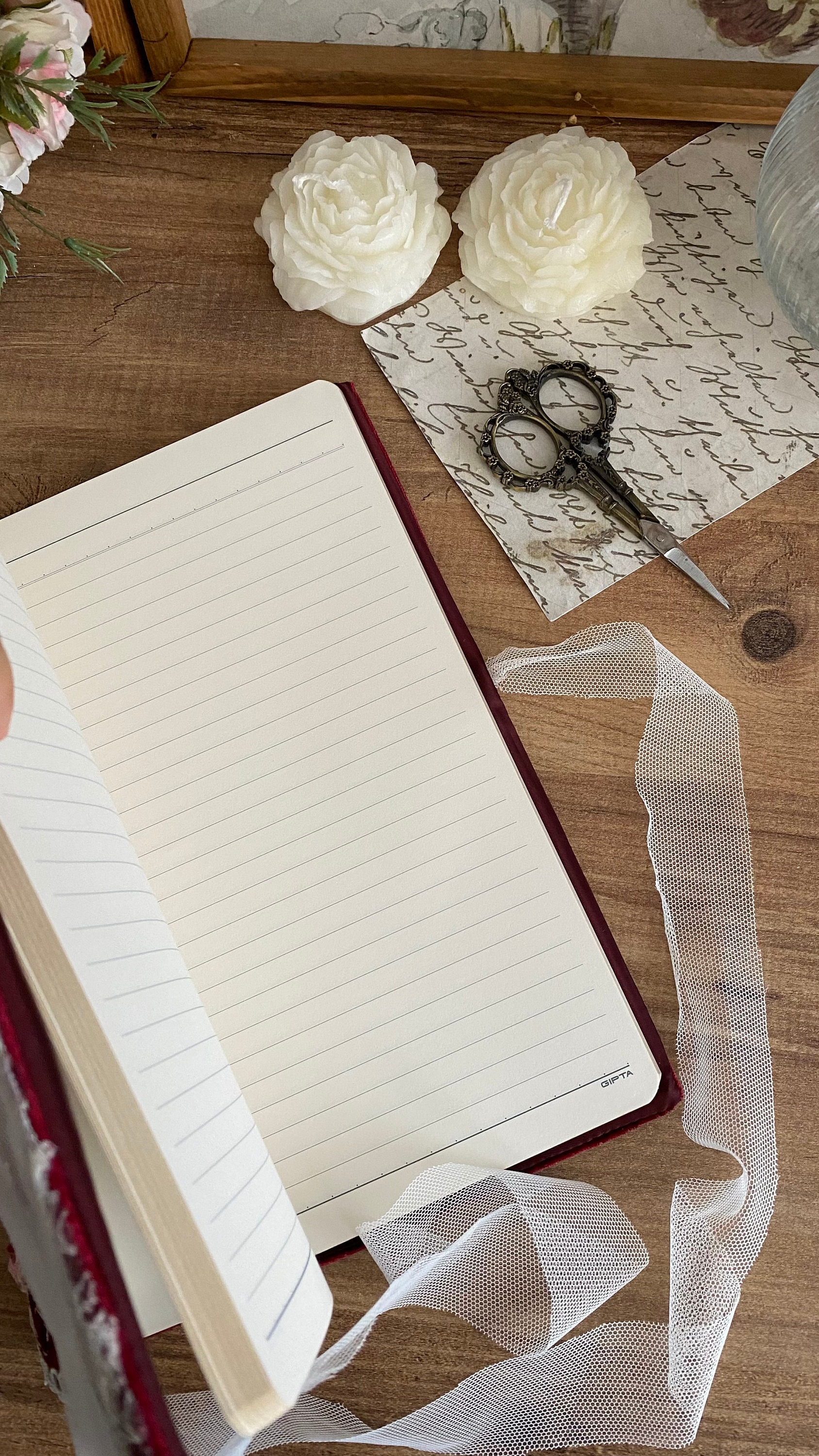 Handmade Floral Notebook Case Vintage Velvet Albums Cover - Etsy