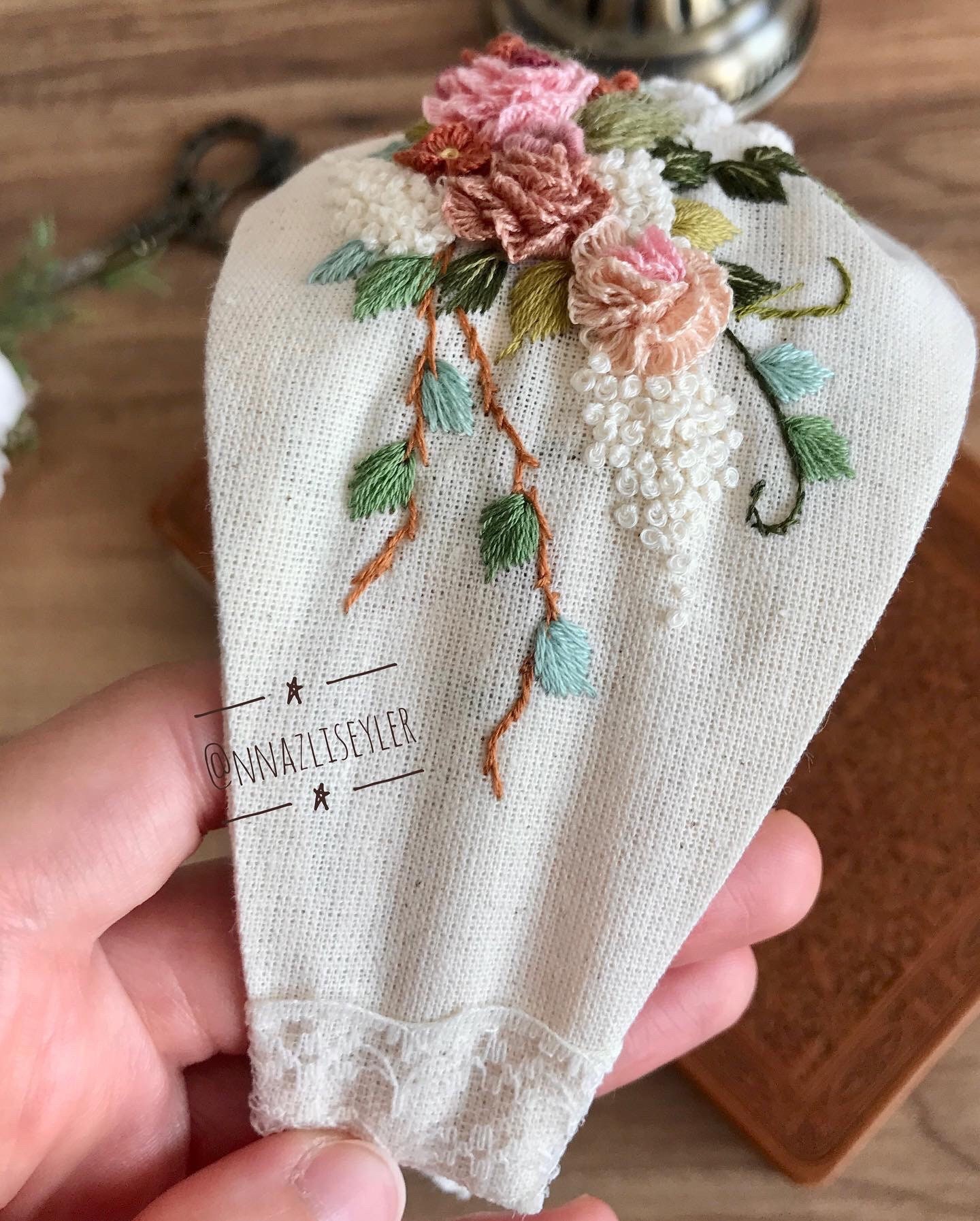 Handmade Headband Handband floral Hand Embroidered Headband. - Etsy