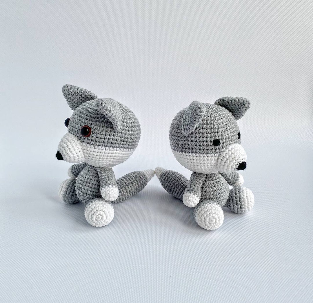 Crochet PATTERN Wolf, Amigurumi Pattern, Crochet Animals, Crochet ...
