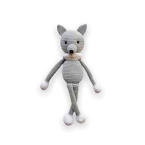 Amigurumi Pattern Wolf, Crochet Wolf Pattern, Pdf Tutorial, Crochet ...
