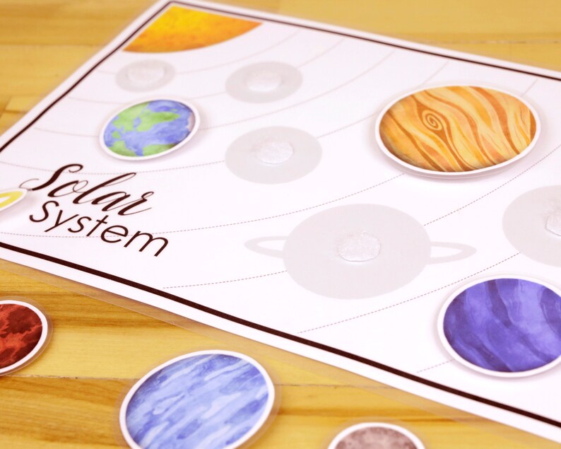 Our Solar System Matching Activity, Preschool Homeschool Printable ...