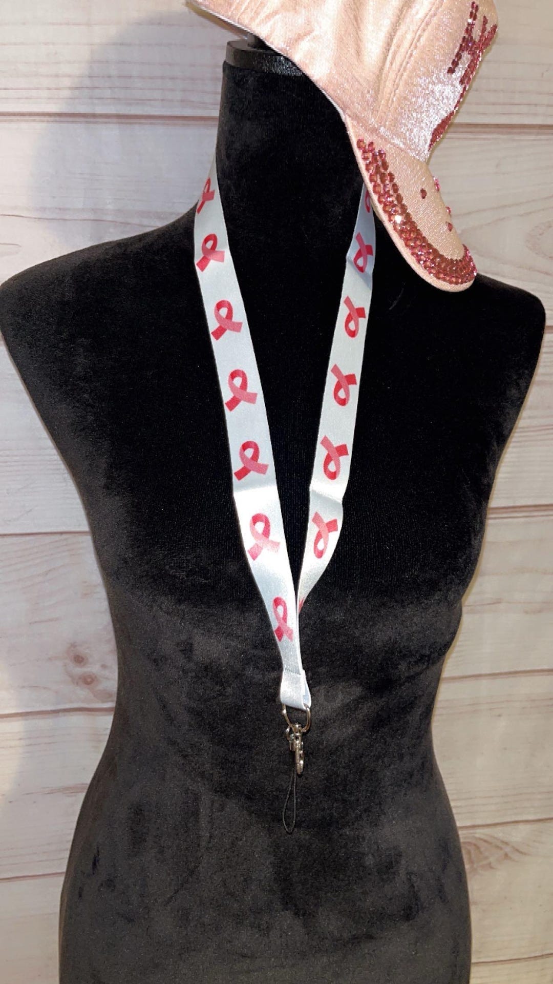 Breast Cancer Awareness Lanyard - Etsy