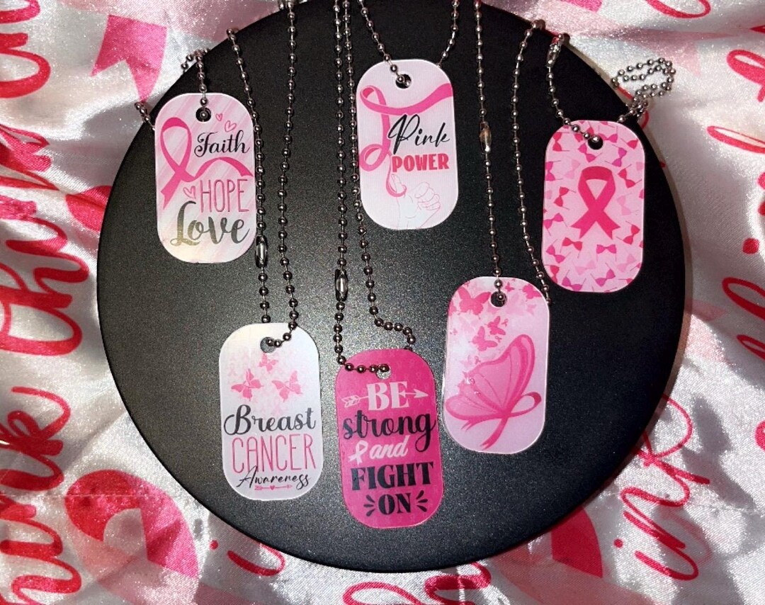 Breast Cancer Awareness Dog Tag - Etsy