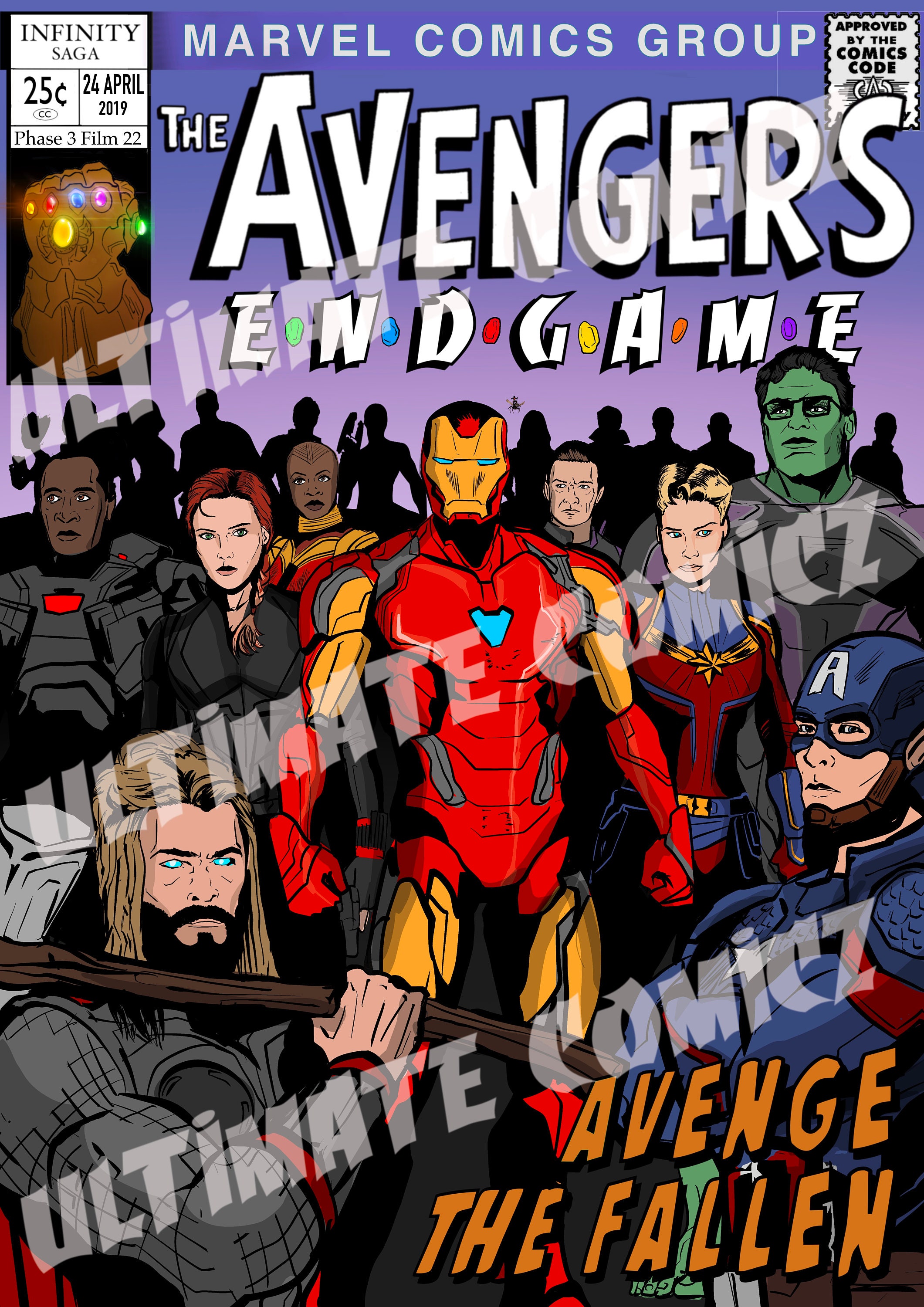 AVENGERS ENDGAME Comic Cover - Digital Prints - Etsy AVENGERS ENDGAME Comic Cover - Digital Prints - Etsy