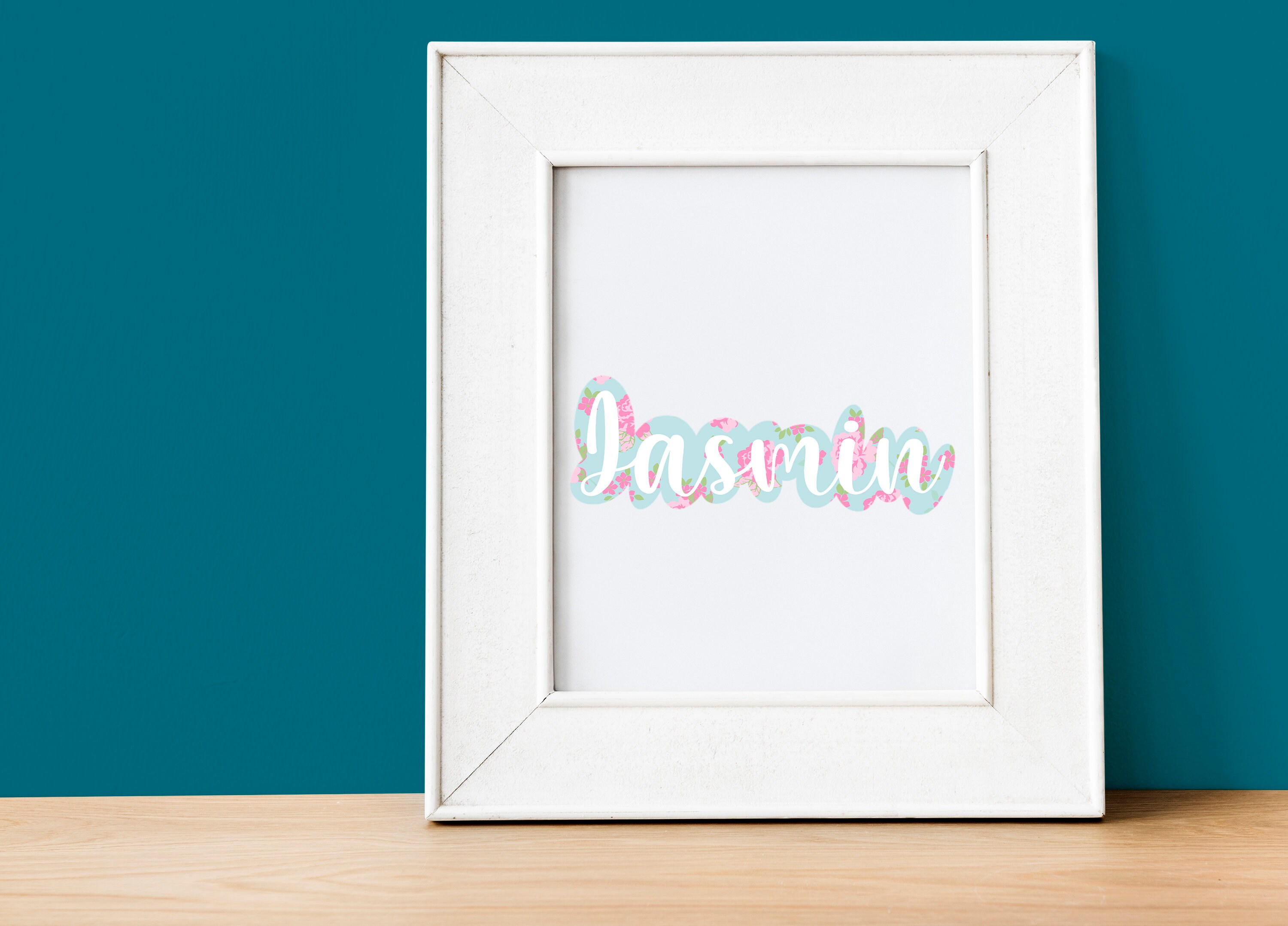 Floral SVG Flower Name Svg Hand Drawn Wildflower Split - Etsy