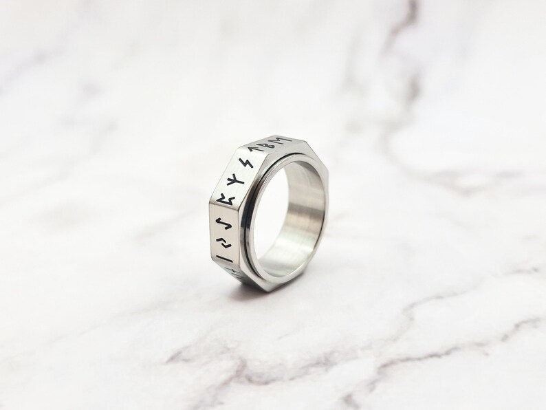 May's | Viking Rune Around | Men's Ring / Viking Jewelry | Stainless ...