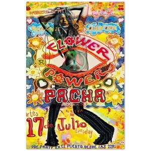 Pacha Nightclub Ibiza Flower Power Poster - Etsy