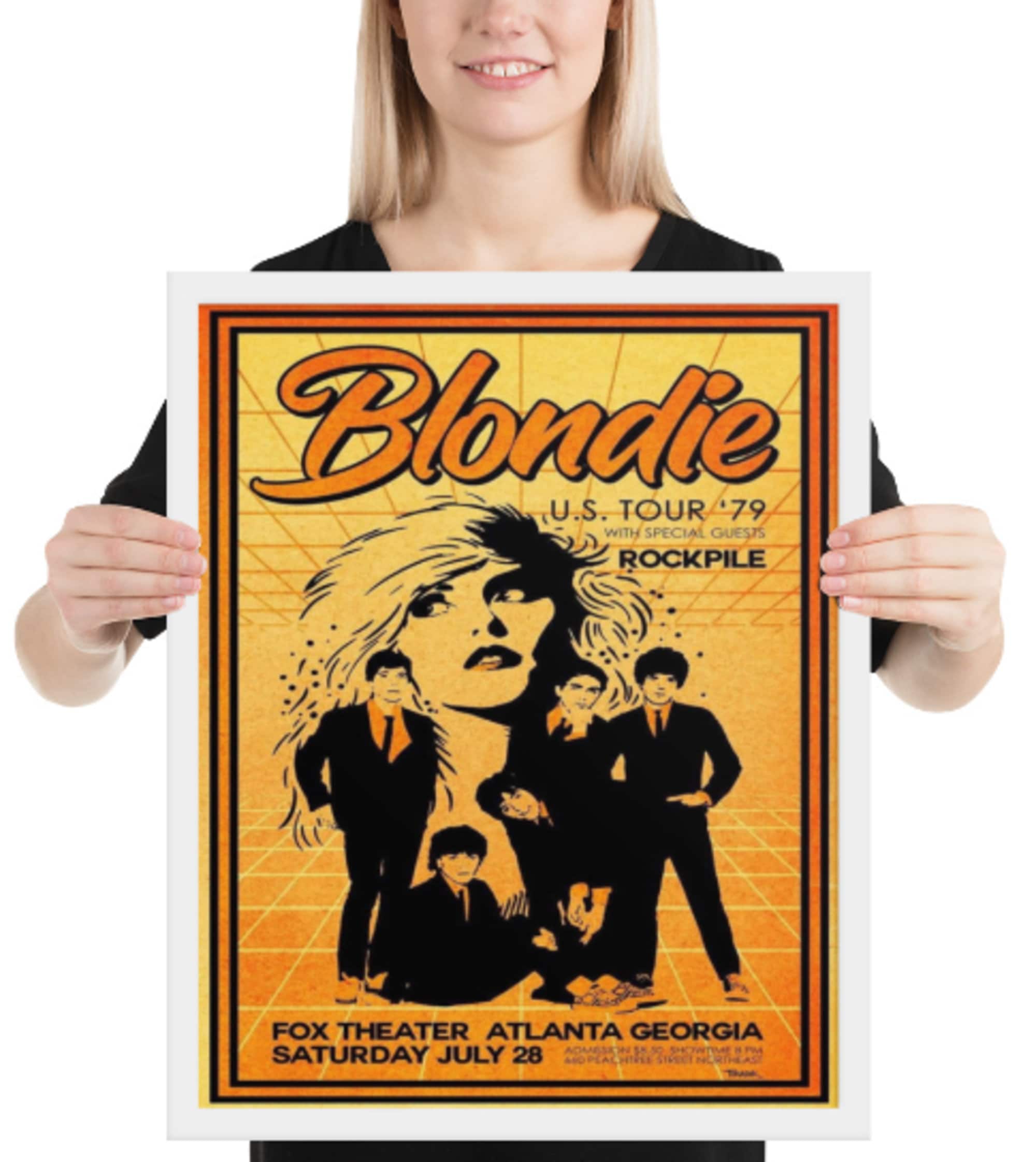 Blondie 1979 US Tour Poster Wall Art - Etsy
