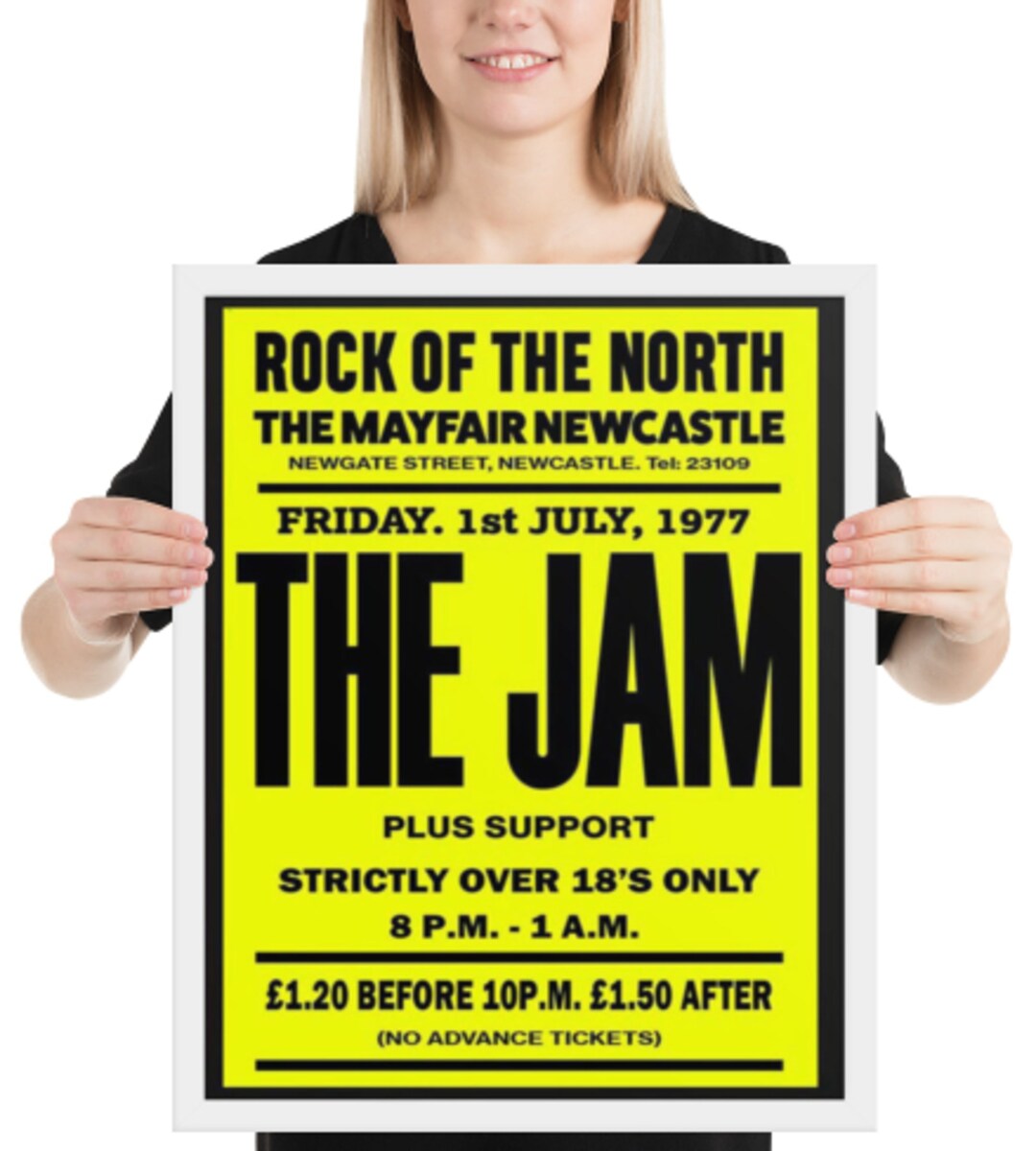 The Jam Newcastle Gig 1977 Concert Poster Wall Art Decor - Etsy