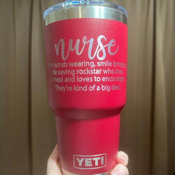 Nurse Yeti Tumbler - Etsy
