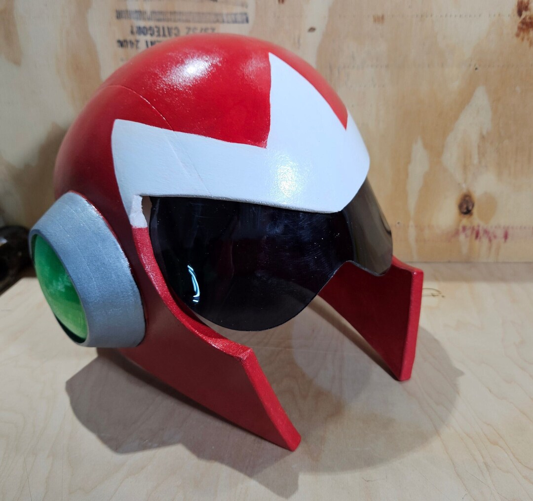 Protoman Helmet - LED Lights Available! - Etsy