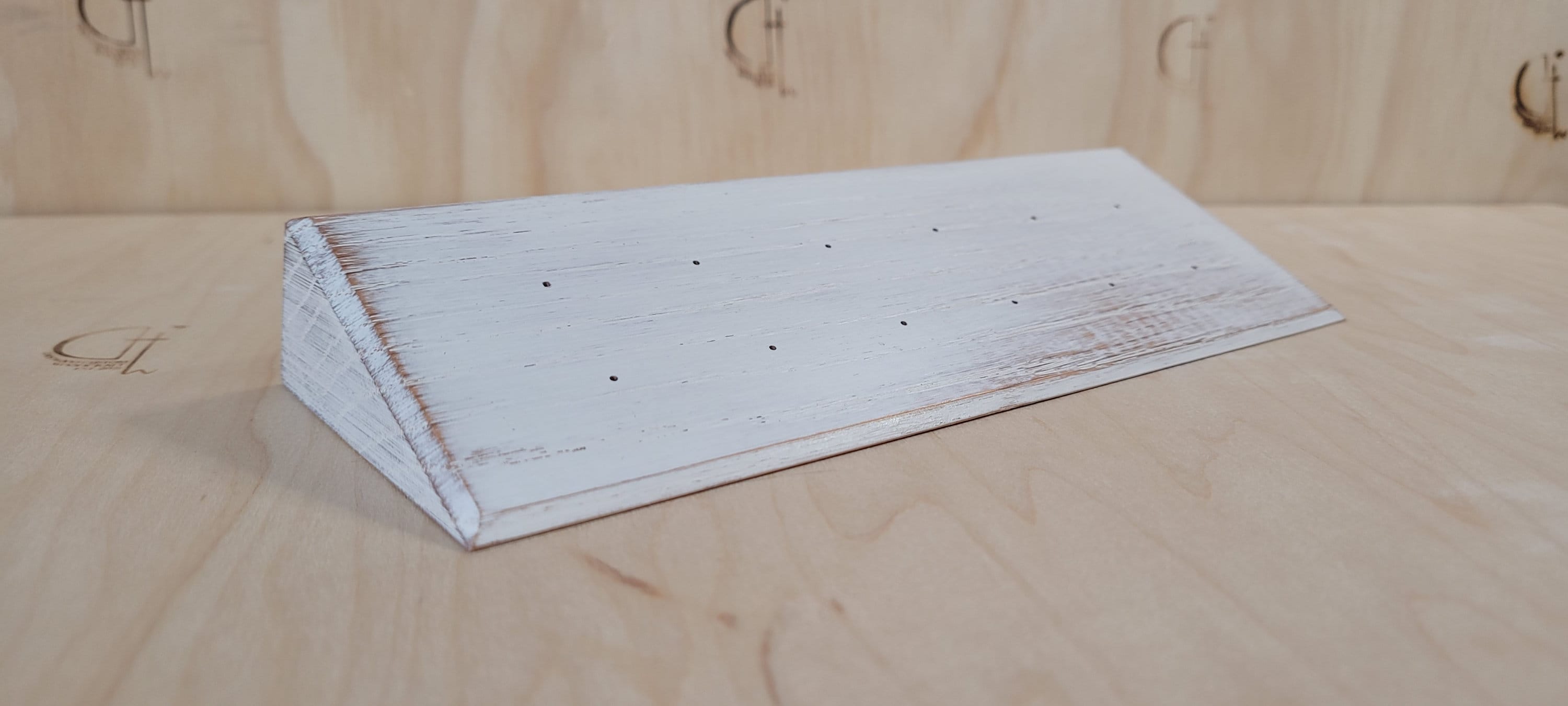 Custom Solid Oak Jewelry Displays Threadless End - Etsy