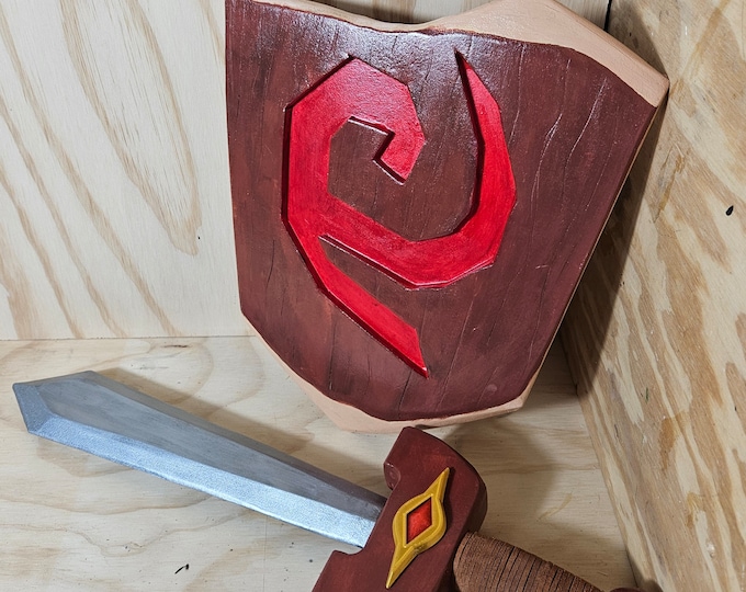 Kokiri Sword and Deku Shield EVA Foam Replicas - Etsy