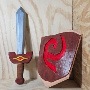 Kokiri Sword and Deku Shield EVA Foam Replicas - Etsy