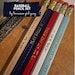 Baseball Pencils Set of 5 - Gold Foil Stamped Pencils - School Supplies ...