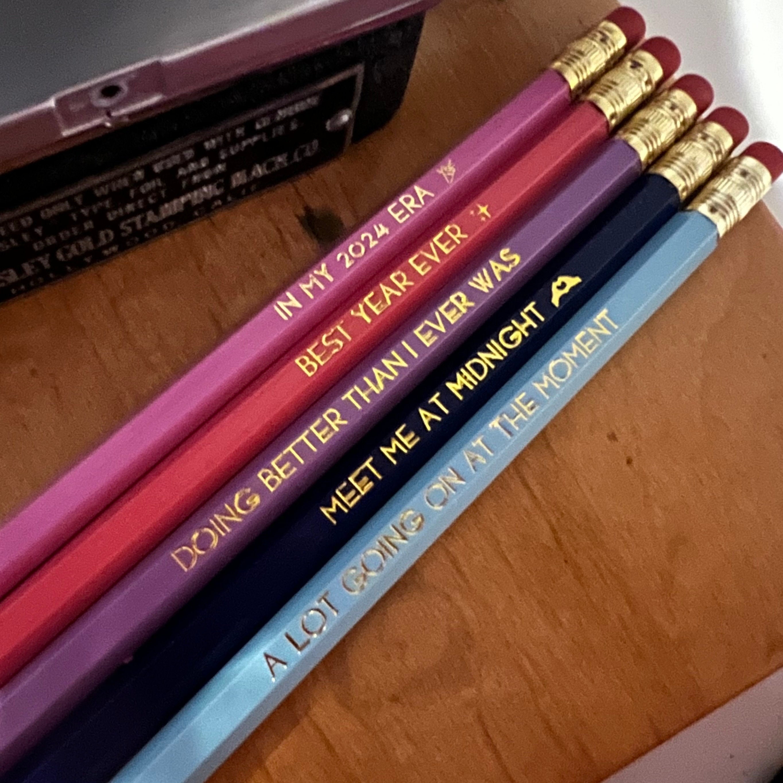 Taylor Swift Inspired 2024 Pencils New Years Pencils Happy New Year ...