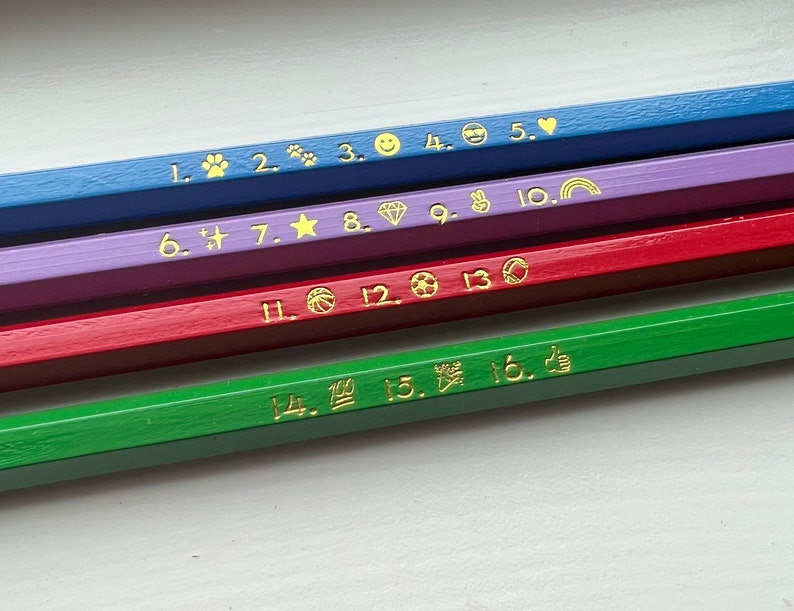Class Set of Custom Pencils Pencil Party Favors Teacher to Student Gift ...