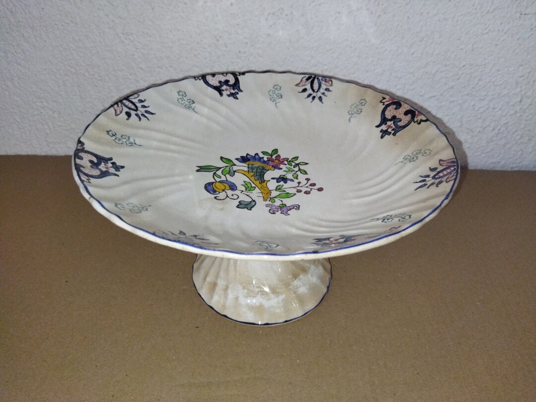 LONGWY Old French Centerpiece With Flowers for Fruits & - Etsy