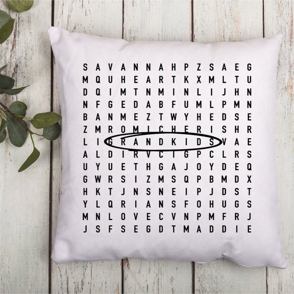 Word Pillows - Etsy