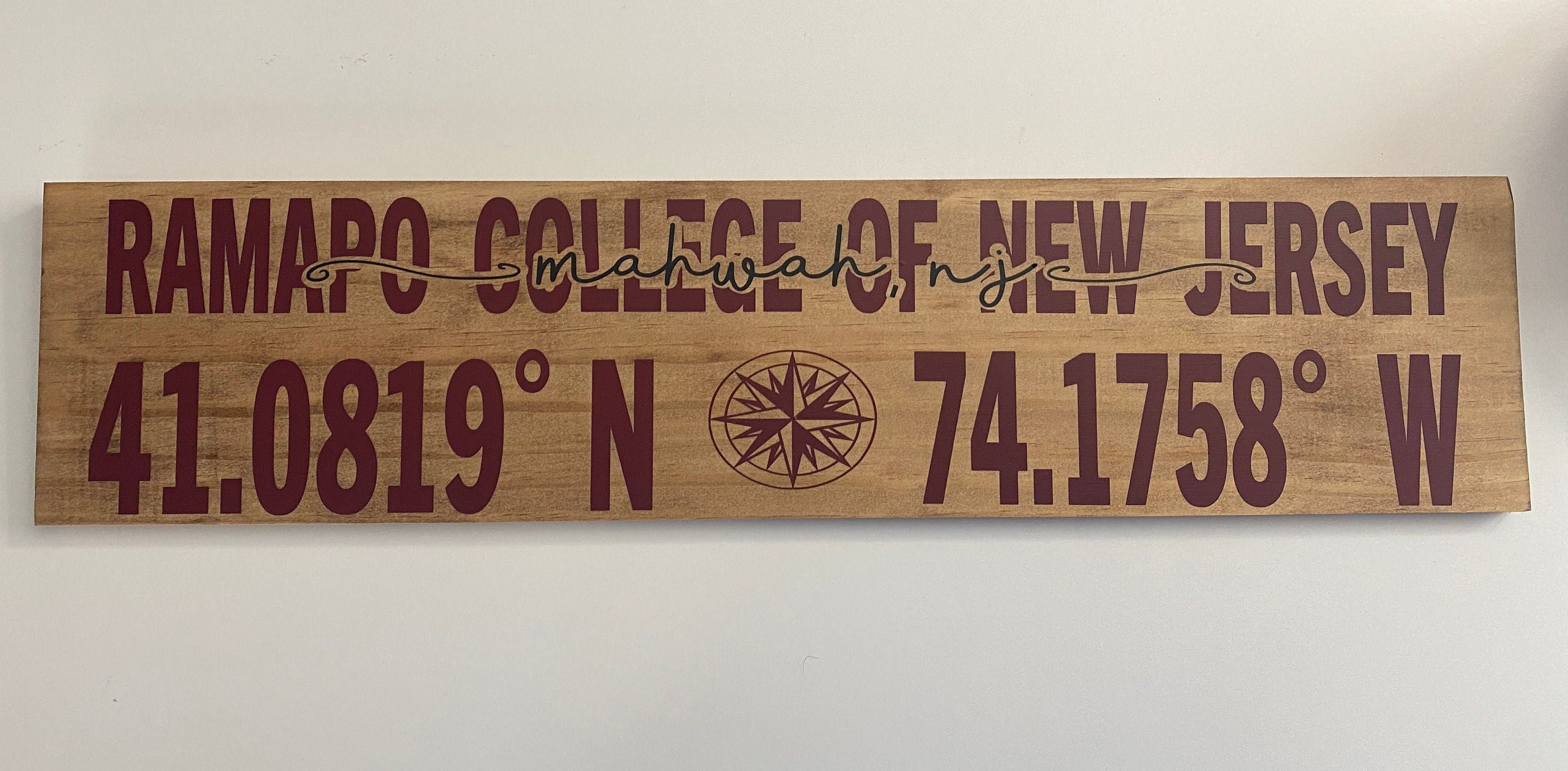 Special Place Coordinate Sign - Etsy