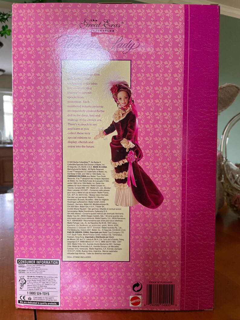 Victorian Lady Barbie: the Great Eras Collection - Etsy