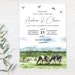 Printed Sheep Wedding Invitation/farm Wedding Invitation/farm Theme ...