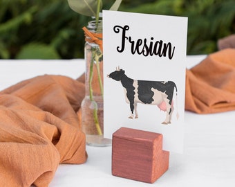 Horse Wedding Table Numbers Country Theme Wedding Table Numbers Farm ...