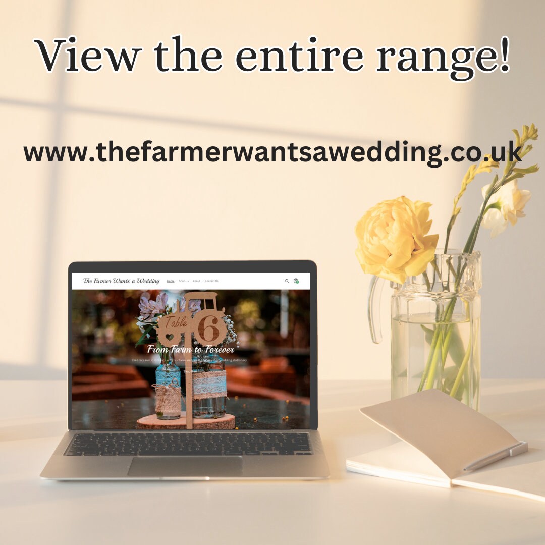 Cow Table Numbers/country Theme Wedding Table Numbers/farm Wedding ...