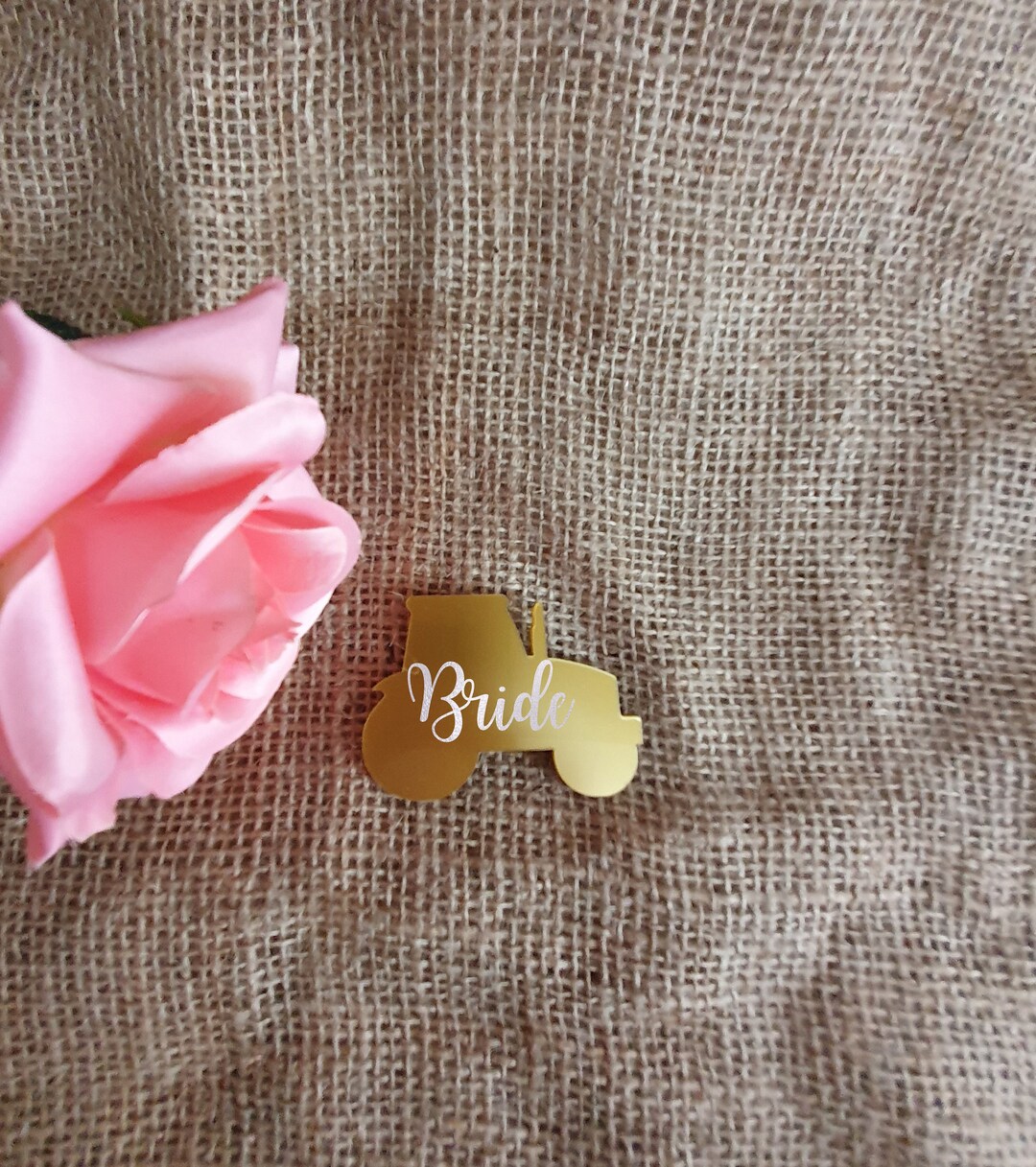 Engraved Acrylic Tractor Place Cards: Farm Wedding Decor - Etsy