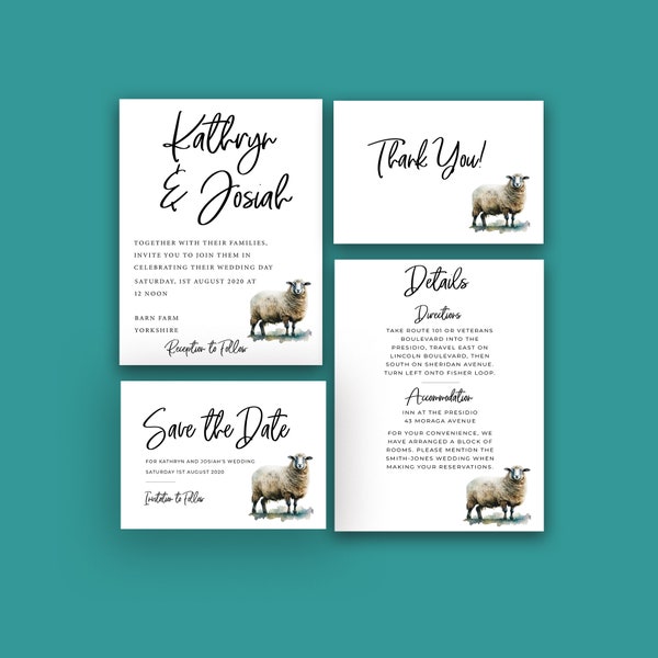Country Wedding Invitation - Etsy